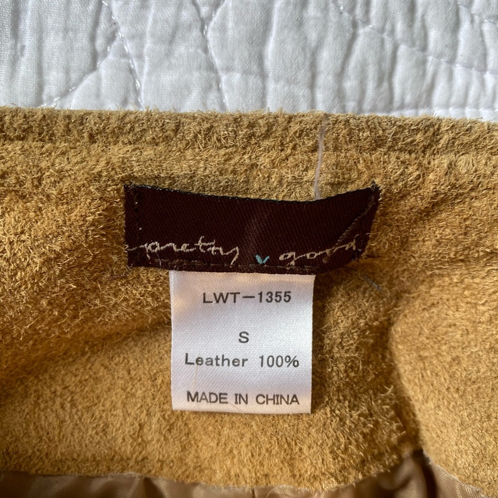 Genuine Nude Leather Pants Gem